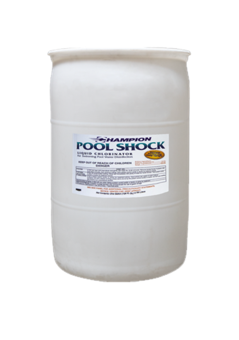55 Gal. Drum - Liquid Chlorine Pool Shock | Commercial Grade 12.5-15% ...