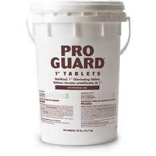 50 lb. Pail | ProGuard Stabilized 1" Chlorinating Tablets ...